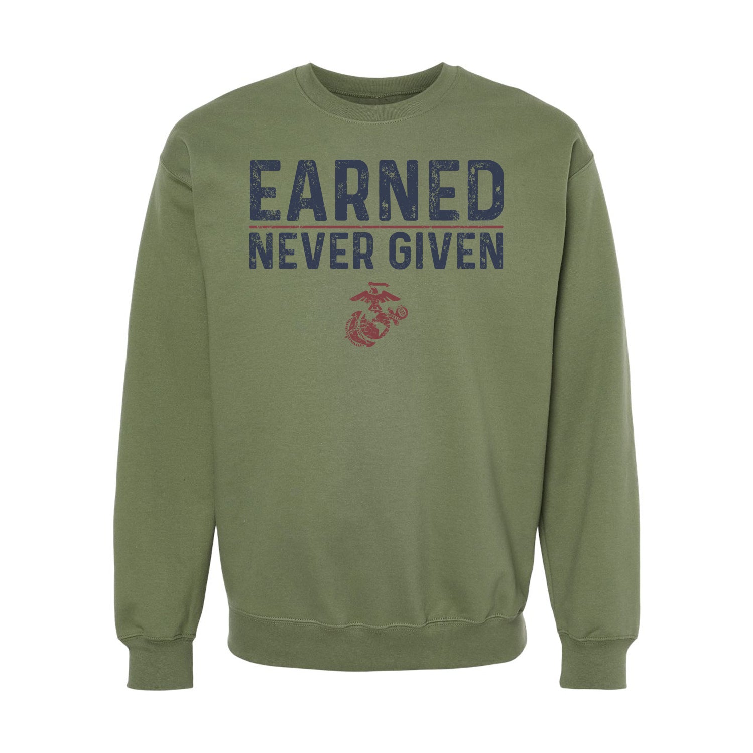 Earned Never Given Crewneck Sweatshirt