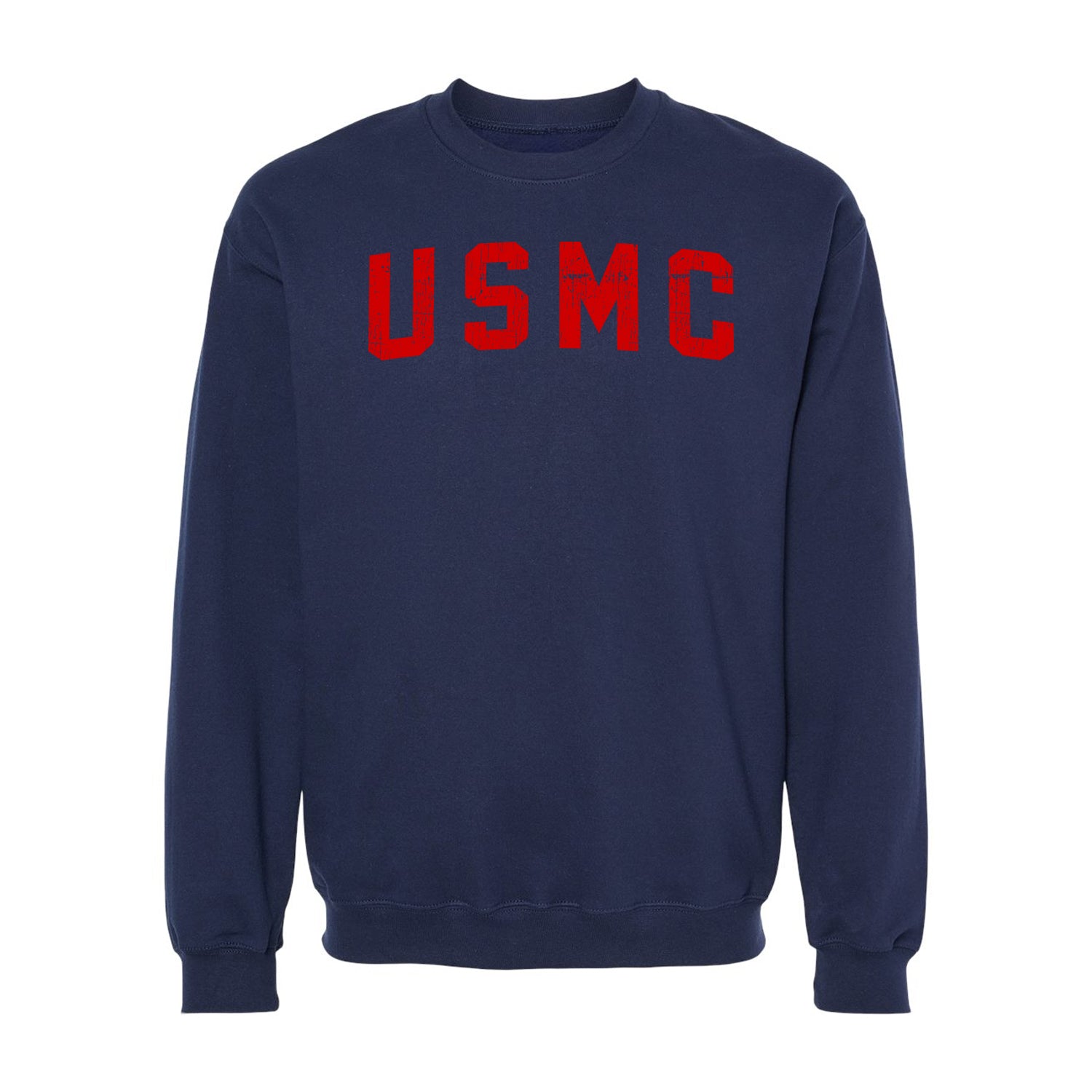 USMC Red Arch Crewneck Sweatshirt